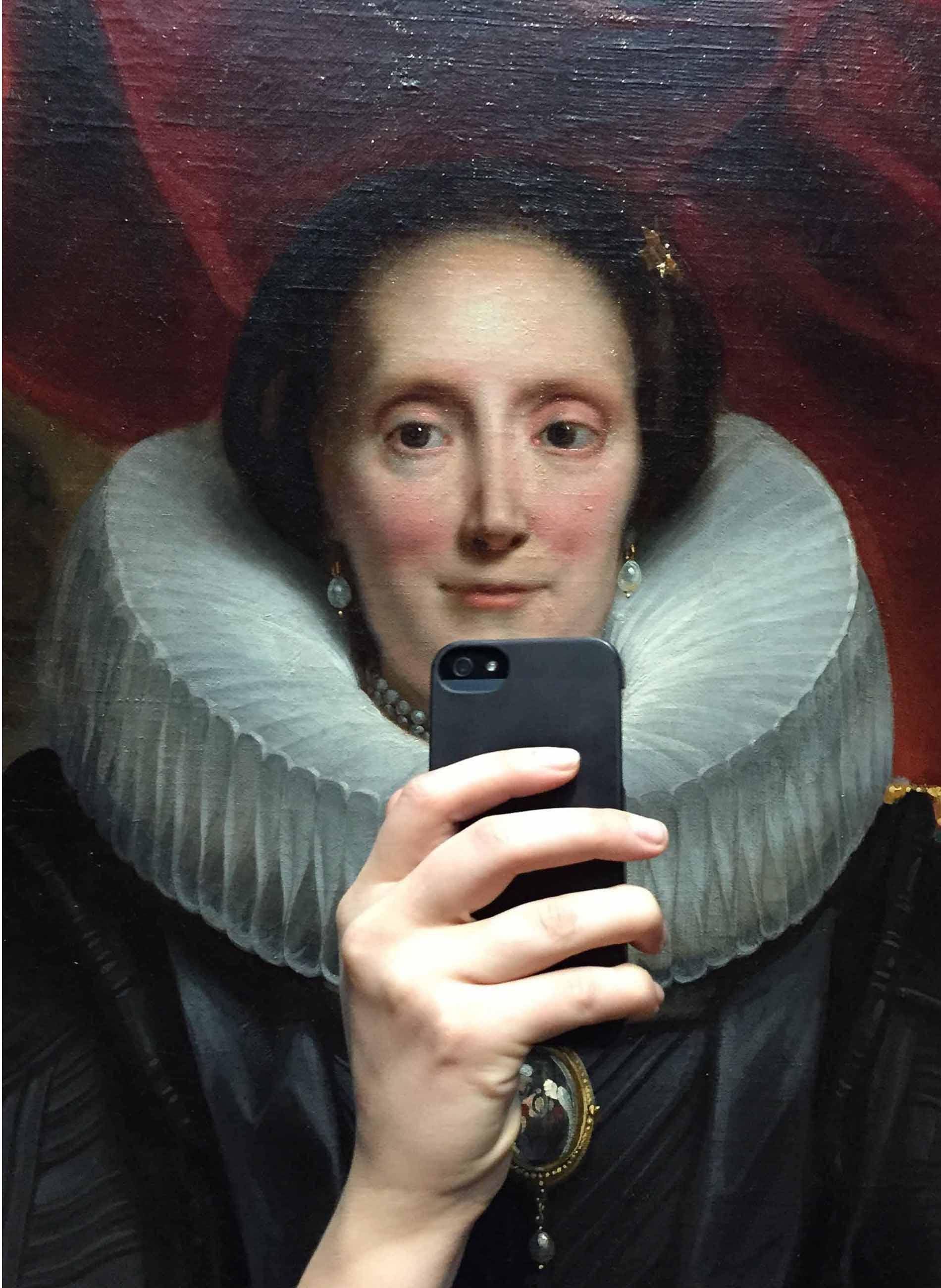 Un selfie al museo, quando il dipinto 'si fa' un autoscatto