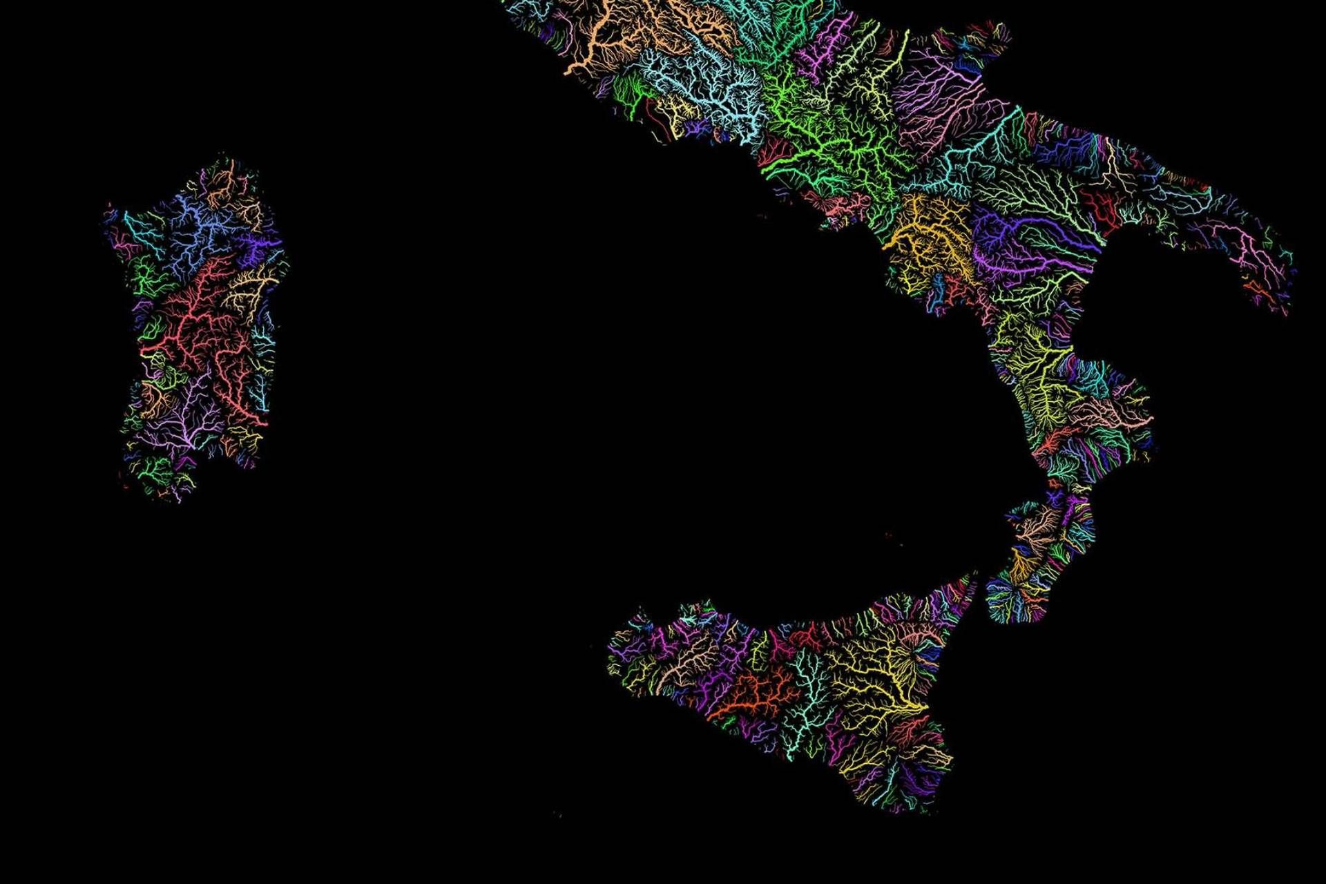 Le incredibili mappe dei fiumi della Terra