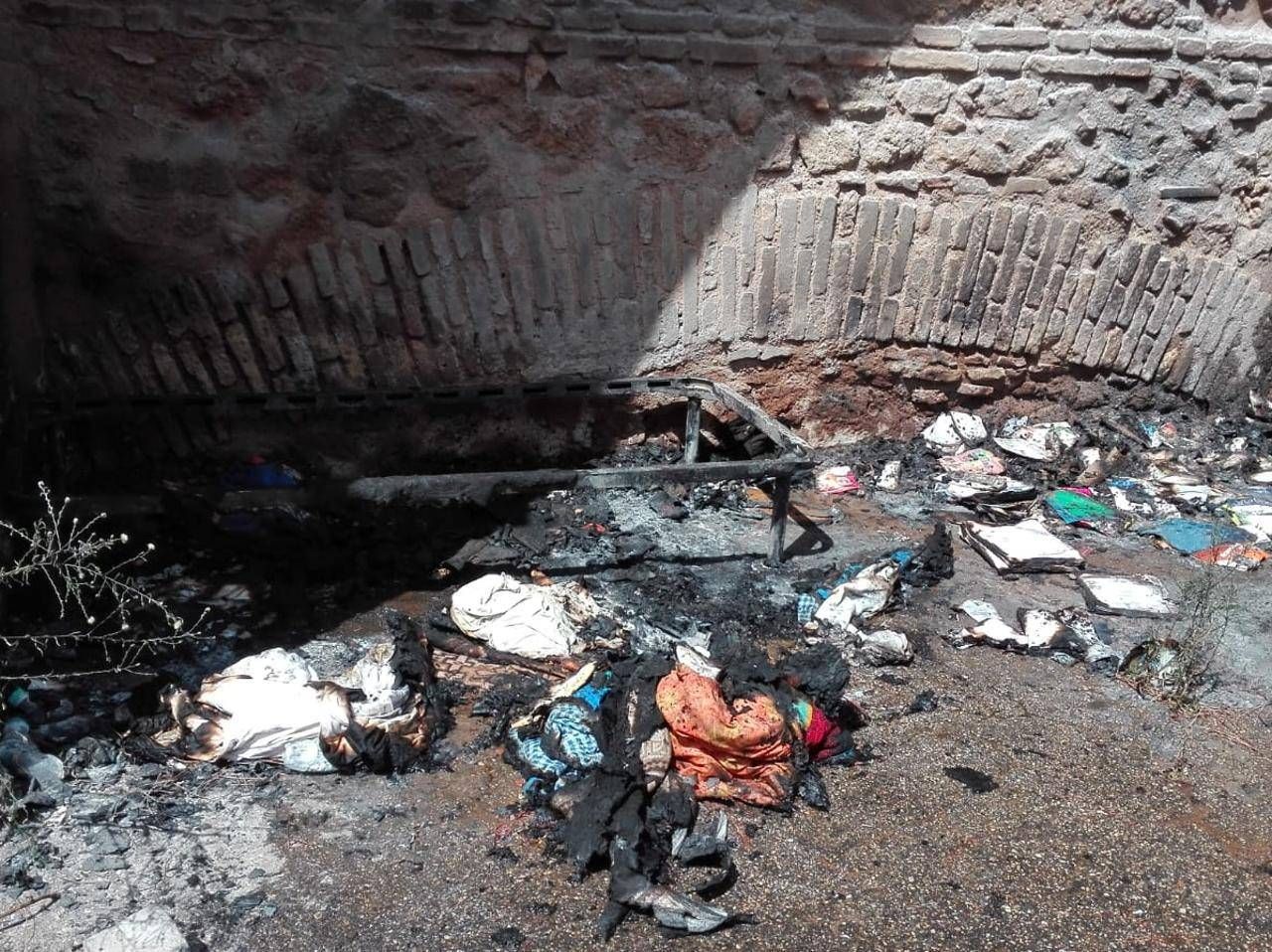 Roma, in fiamme giaciglio di un senzatetto