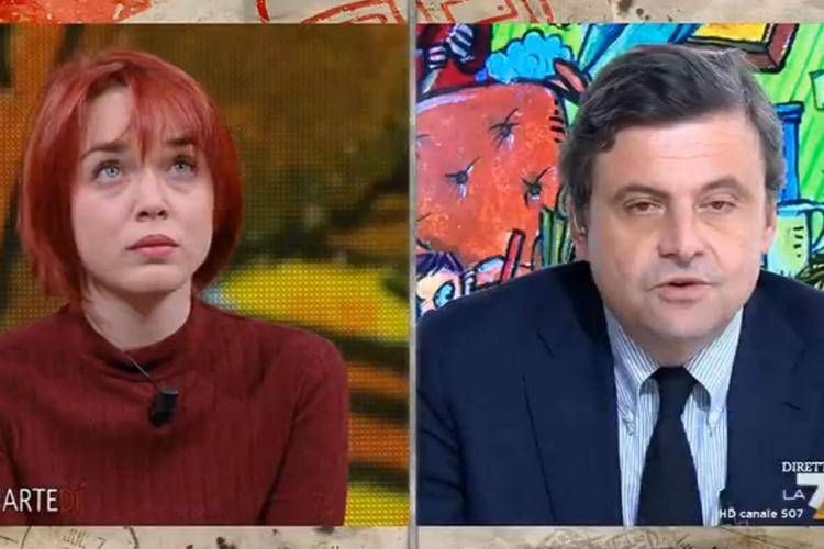 Lo scontro tra Marta Collot e Carlo Calenda