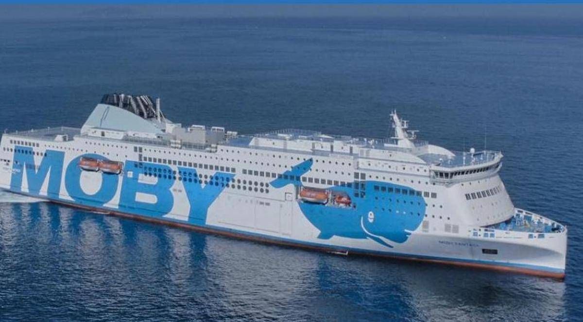 A Olbia il battesimo della Moby Fantasy, il più grande traghetto mai ...