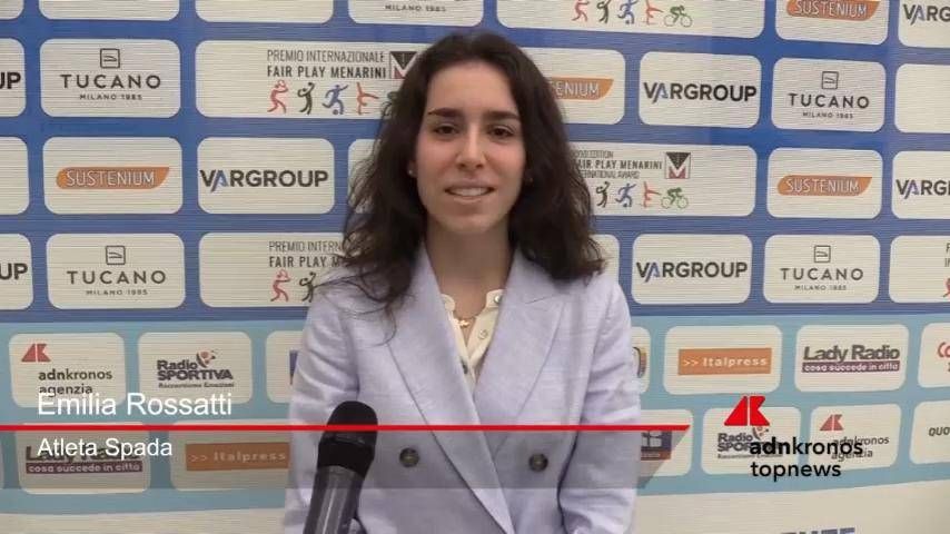 Fair Play Menarini: Rossatti, ‘Il mio premio spero che sia da esempio ...