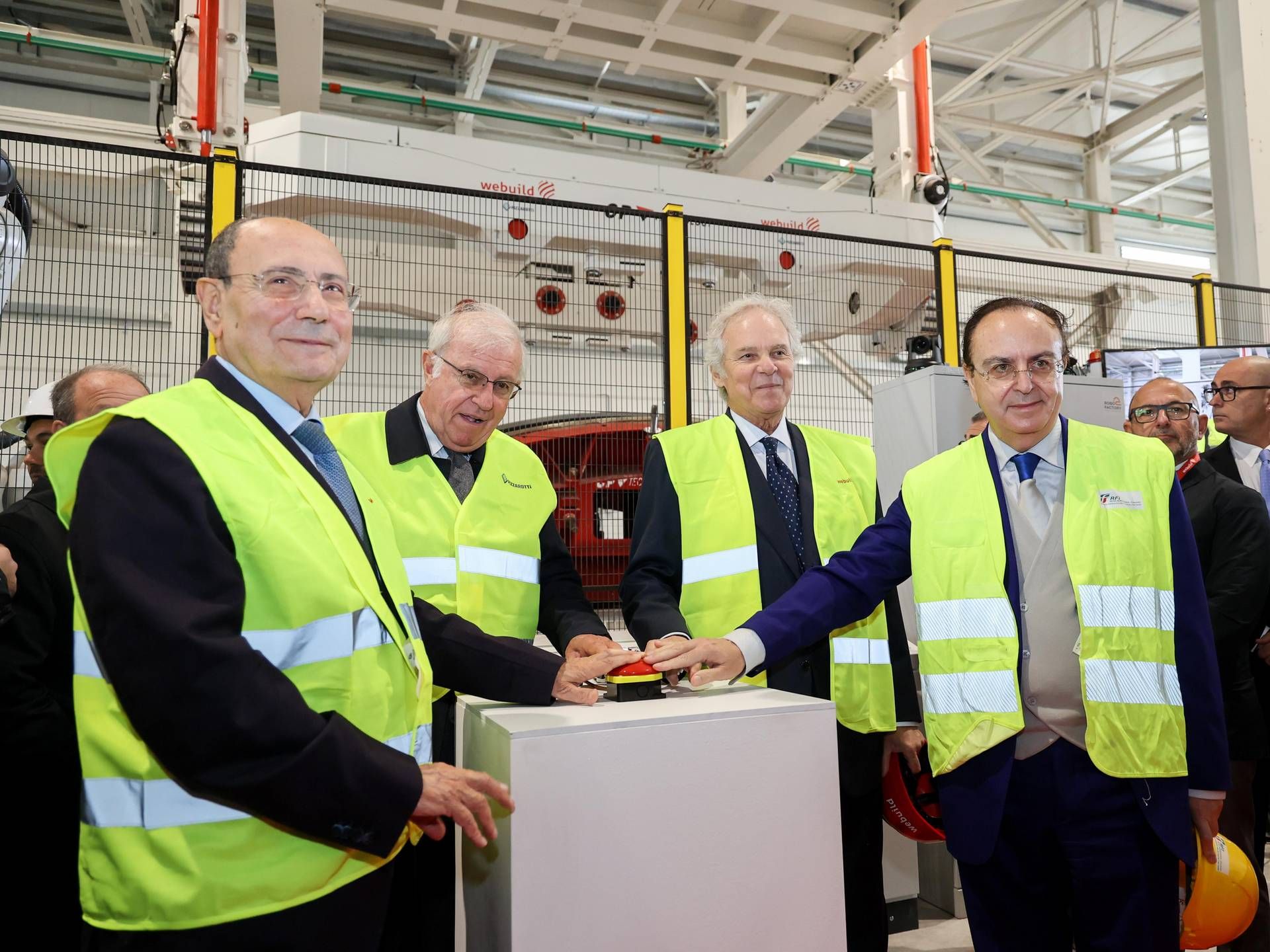 Webuild inaugura Roboplant, fabbrica di conci a Belpasso - Fotogallery