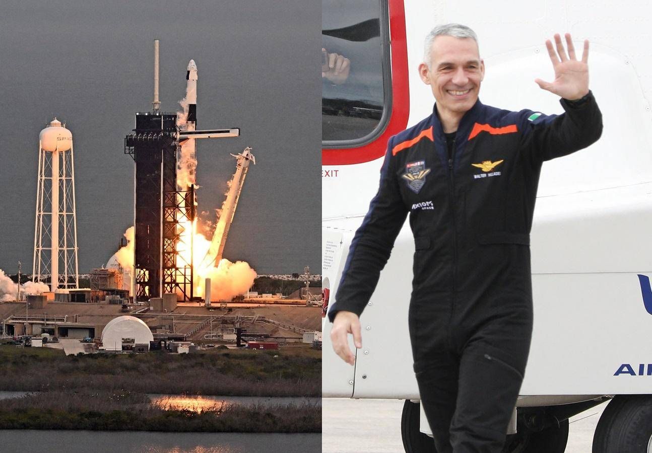 Mission Ax-3 lancée dans l'espace, l'Italien Villadei à son bord ...