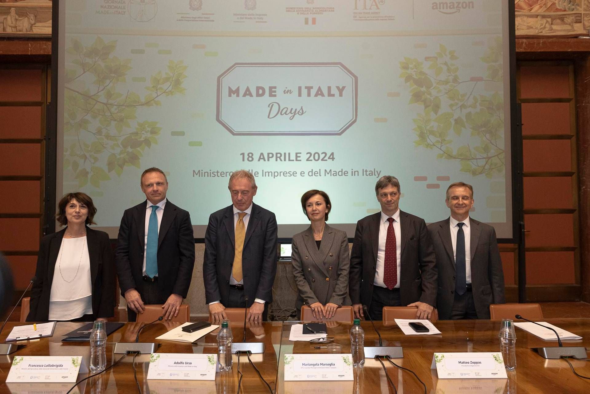 Firmato al Mimit intesa Amazon-Istituzioni per proteggere il Made in Italy