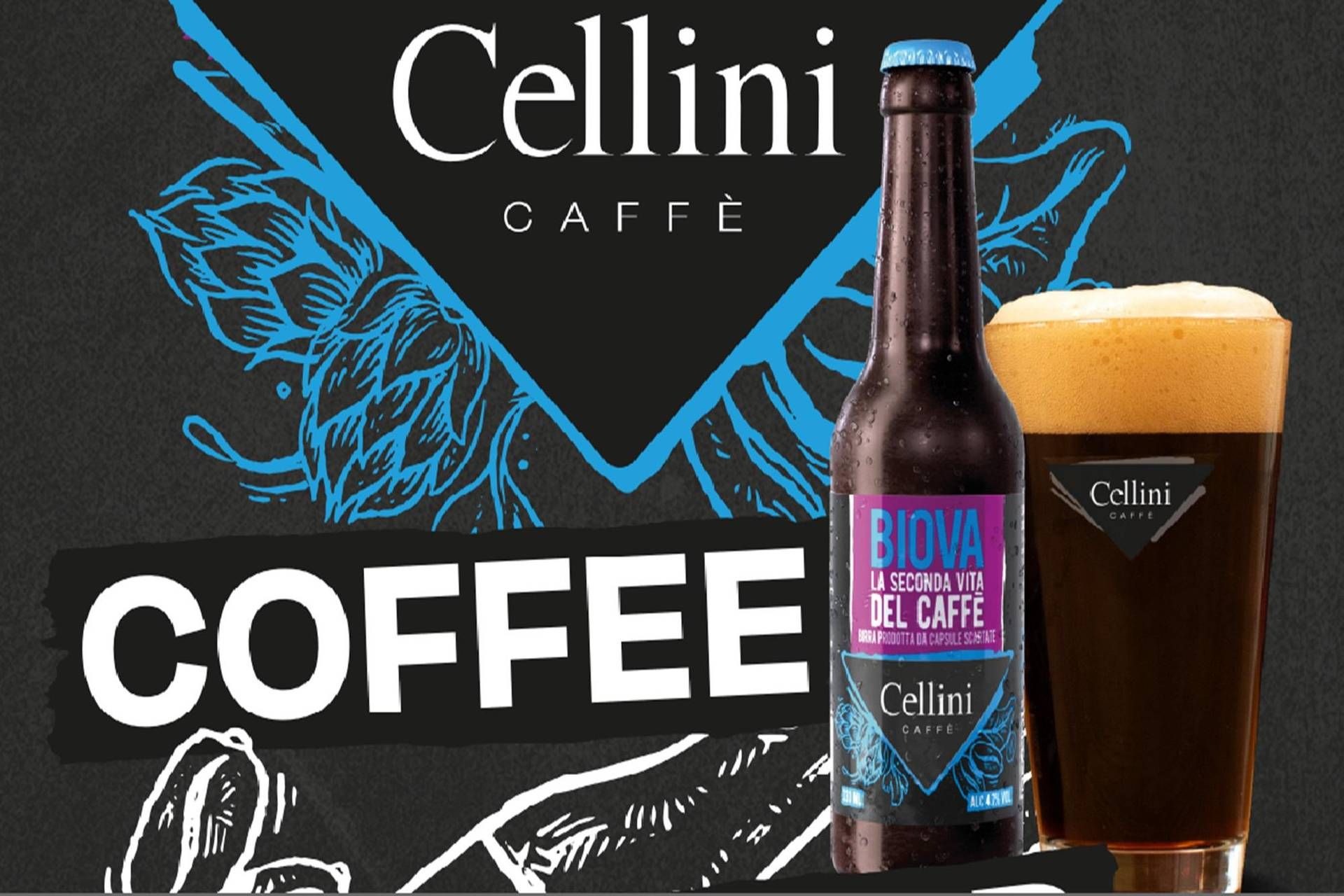 Nasce la birra al caffè Biova Cellini