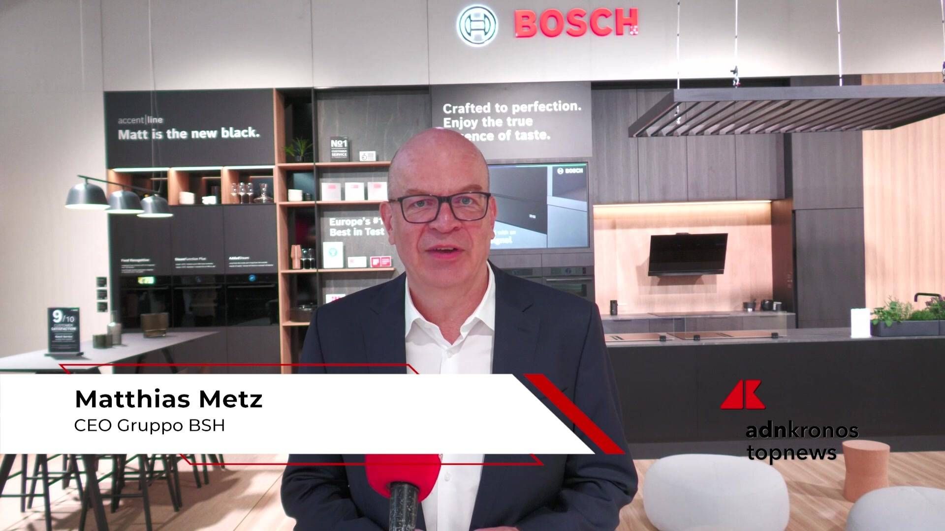 EuroCucina 2026: Metz (BSH), La nostra ambizione è essere "market shaper"